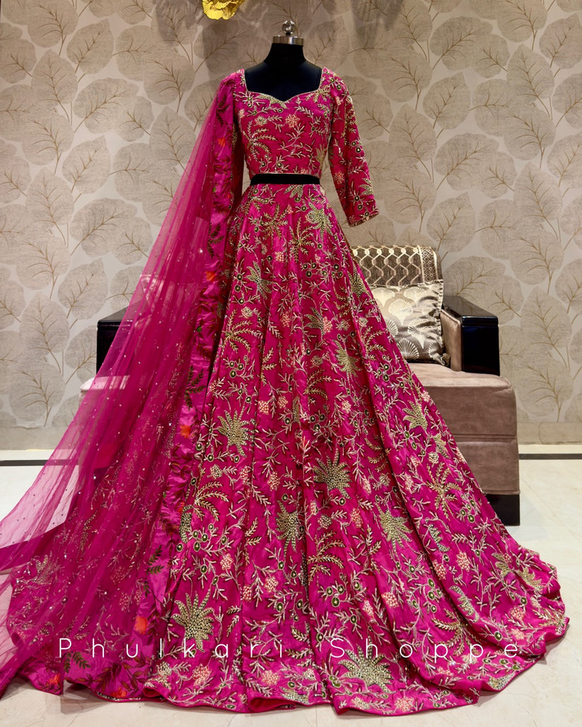 ZIVA LEHENGA – PHULKARI SHOPPE